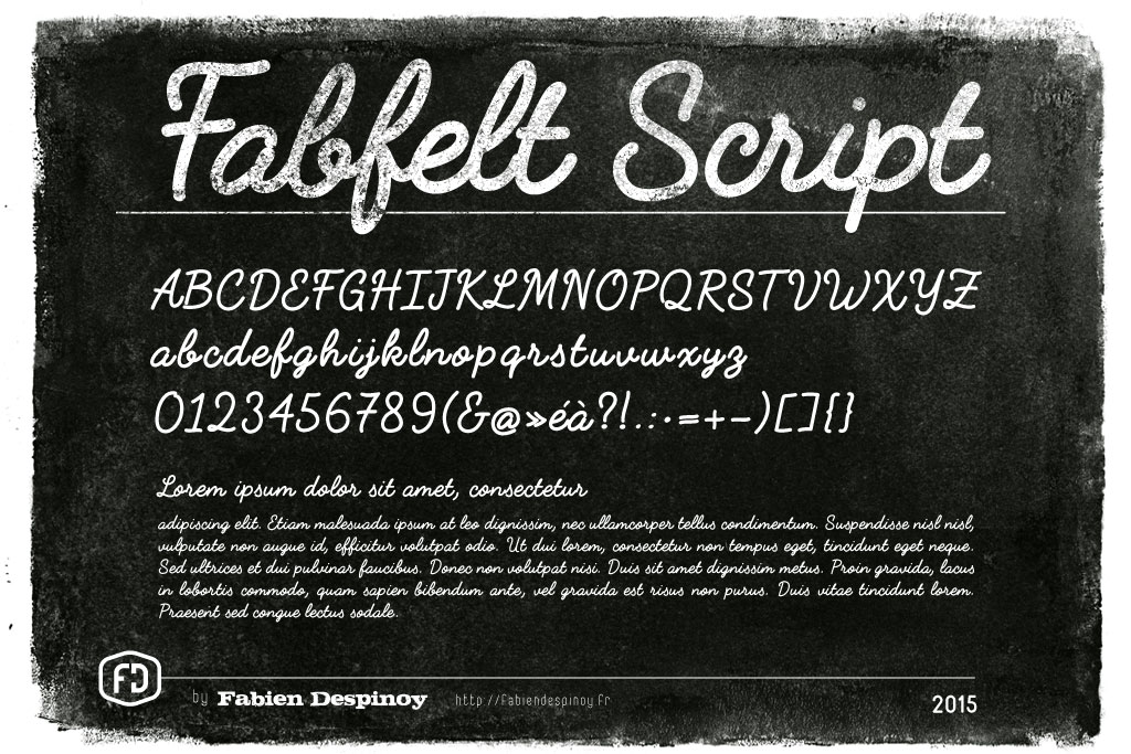 Fabfelt Script: Free Handwritten Font - GraphicsFuel